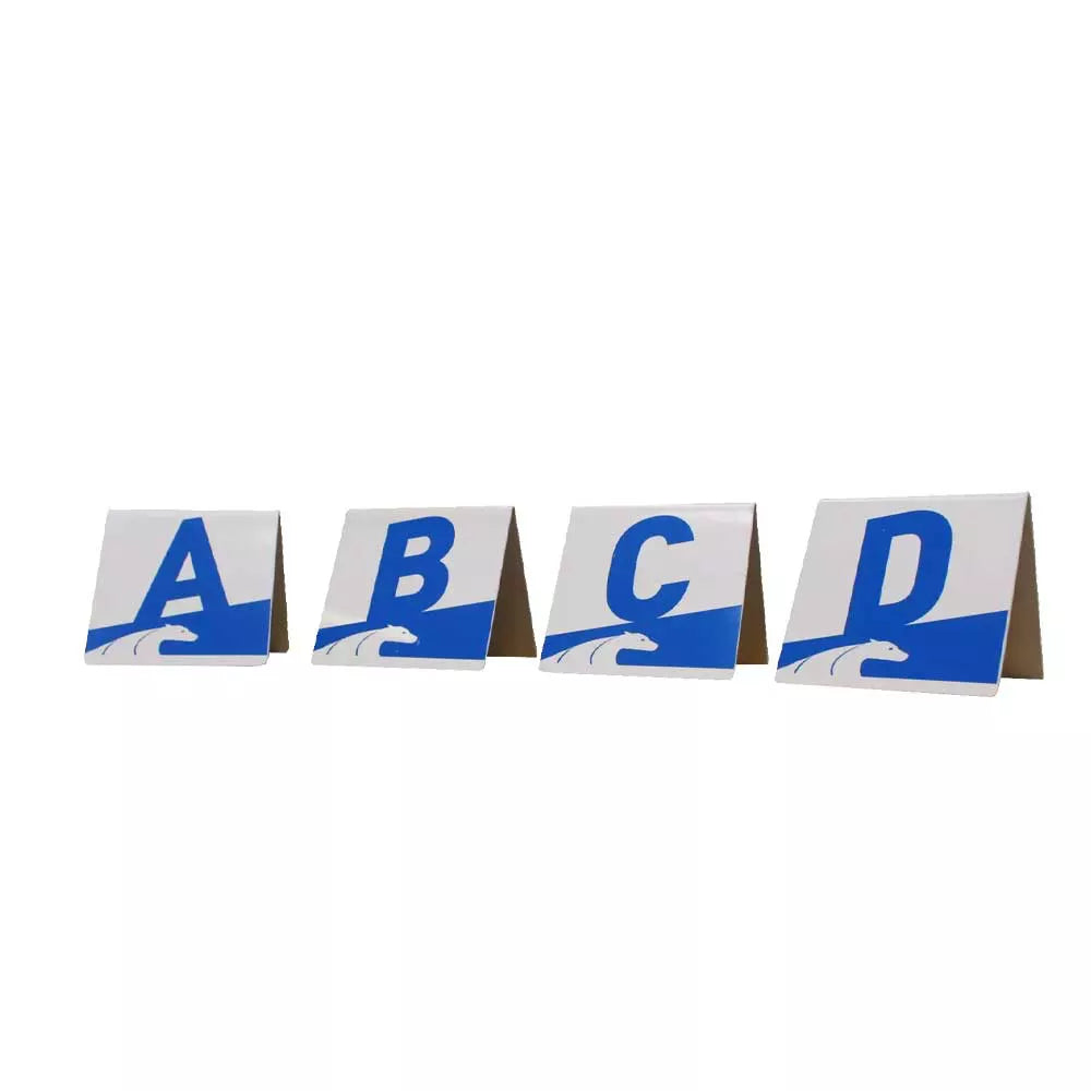 PVC Letters ABCD – RUN IT!